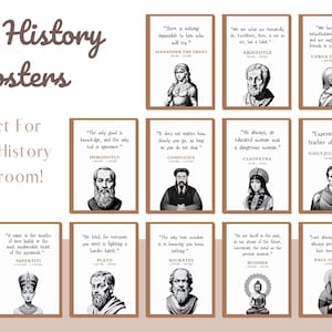 Ancient Historical Figures Posters | Famous Historical Figures ...