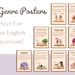 Literary Genre Posters, Novel Types, ELA Classroom, Writing Posters ...