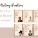 Historical Figures Posters, History Classroom Decor, History Prints ...