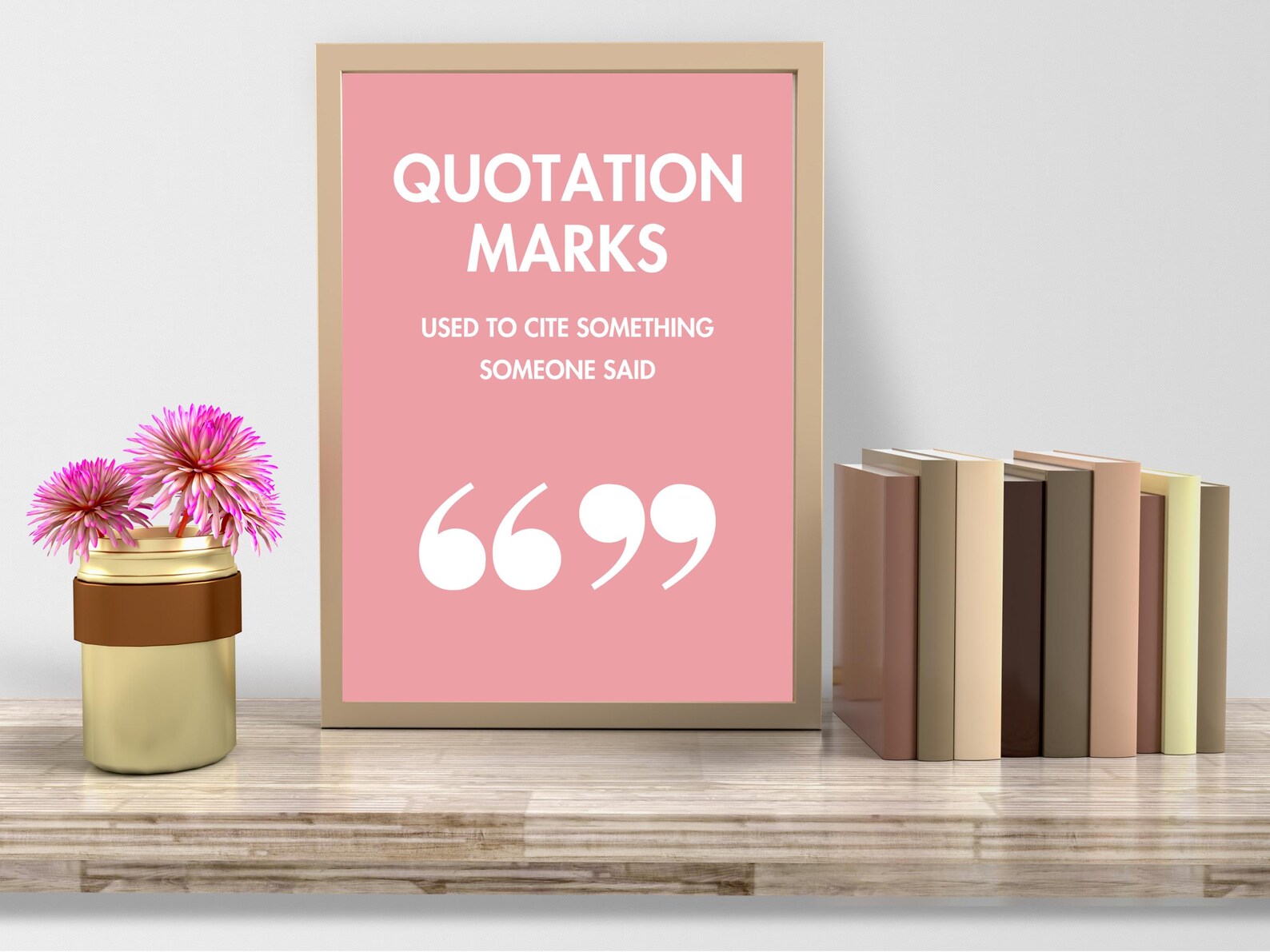 Punctuation English Classroom Posters Set of 12, Boho Classroom Decor ...