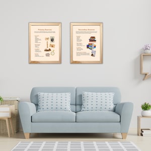 Primary & Secondary Sources Posters, Social Studies Posters, History ...