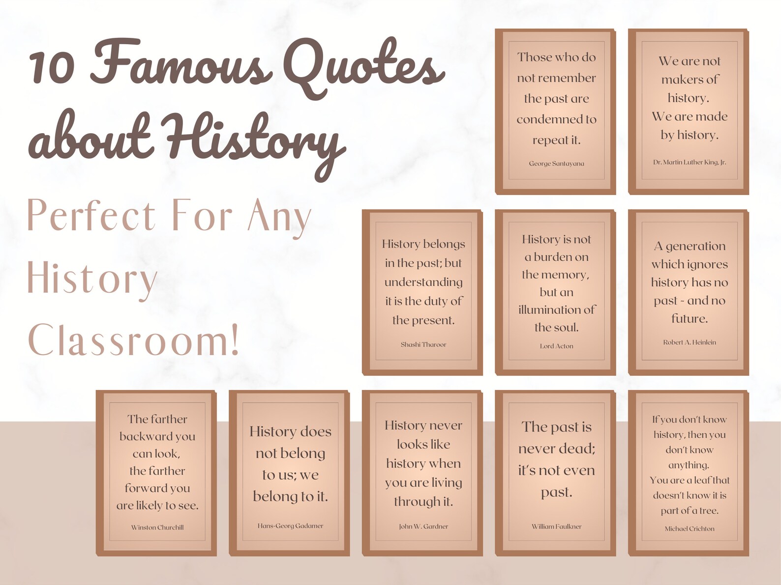 History Classroom Decor, History Quotes, Famous History Quotes, Social ...
