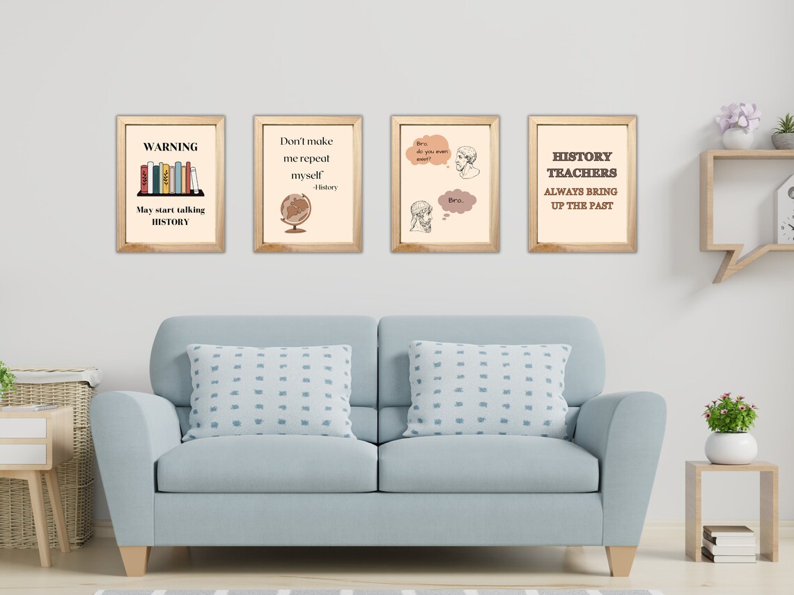 History Classroom Decor, 20 Funny History Posters, Social Studies ...