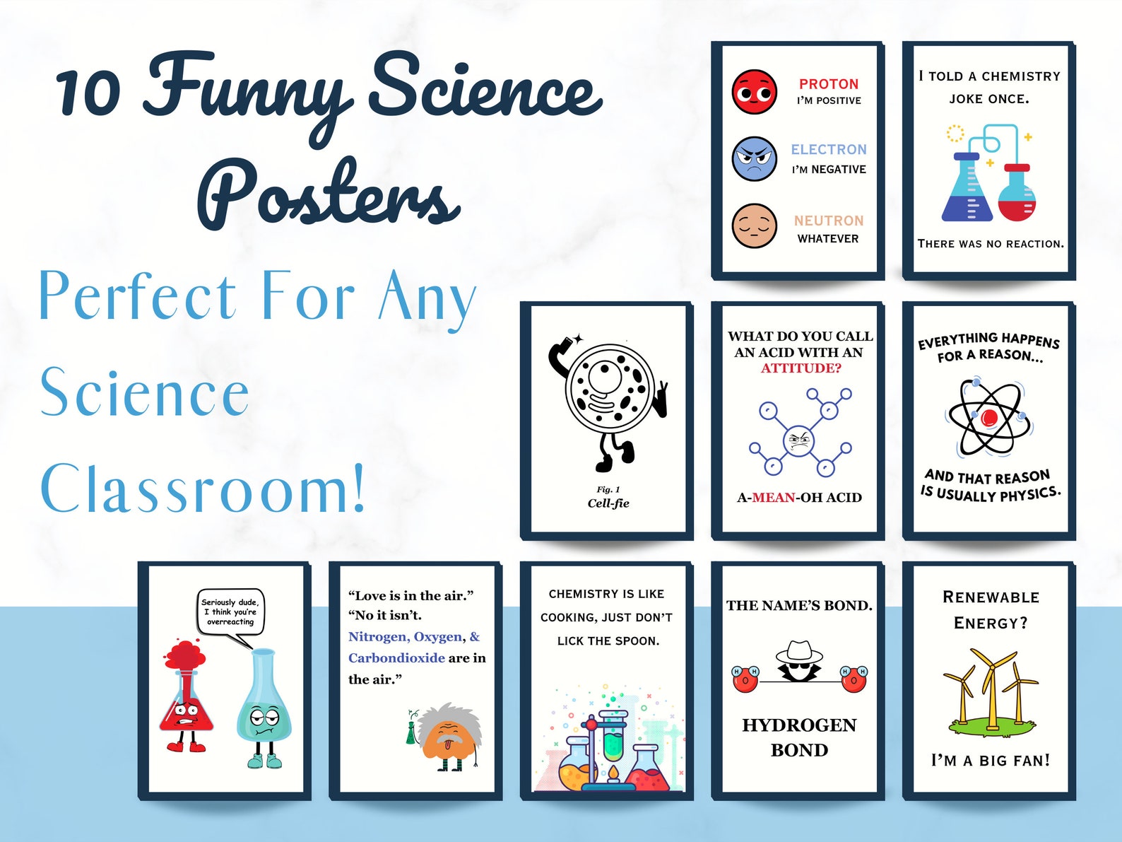 Funny Science Classroom Decor | Funny Science Posters | Science ...