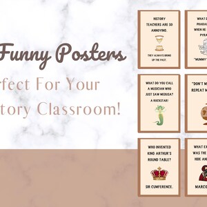 History Classroom Decor | Funny History Posters | Social Studies ...