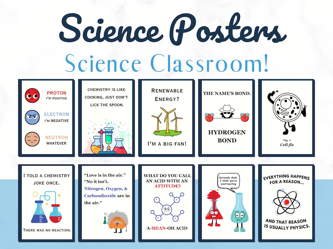 Funny Science Classroom Decor | Funny Science Posters | Science ...