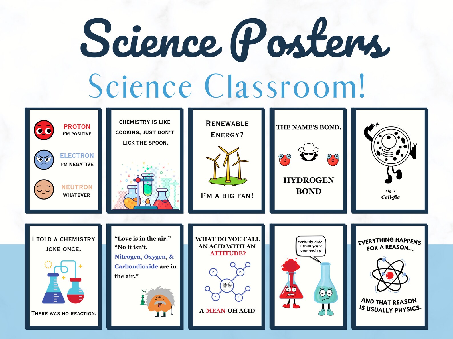 Funny Science Classroom Decor | Funny Science Posters | Science ...