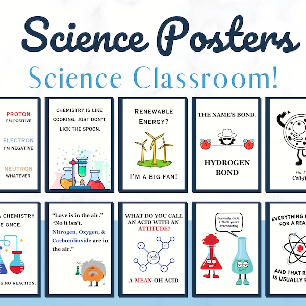 Science Poster - Etsy