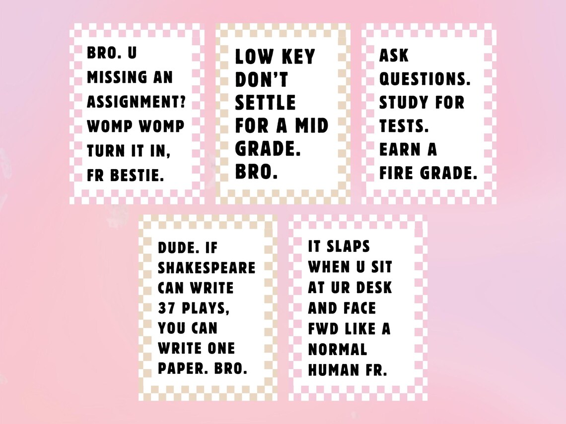 Sarcastic Funny Classroom Posters, Middle School Teacher Posters, High ...