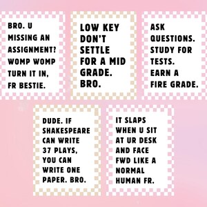 Sarcastic Funny Classroom Posters, Middle School Teacher Posters, High ...