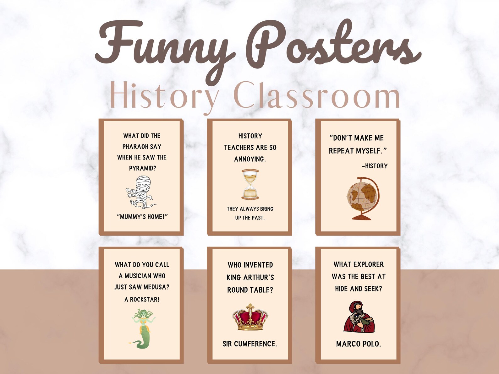 History Classroom Decor | Funny History Posters | Social Studies ...