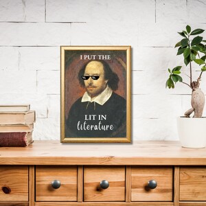 Funny Shakespeare English Classroom Poster, Funny English Classroom ...