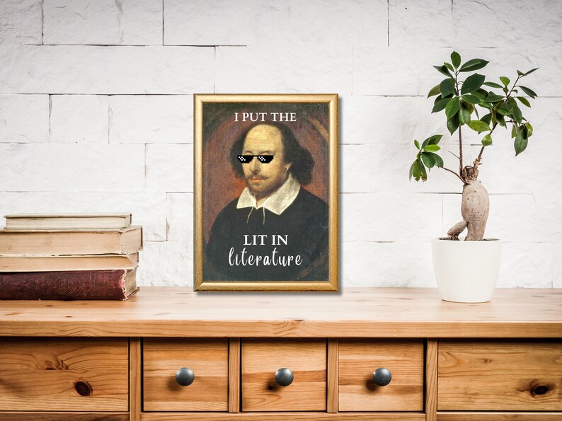 Funny Shakespeare English Classroom Poster, Funny English Classroom ...