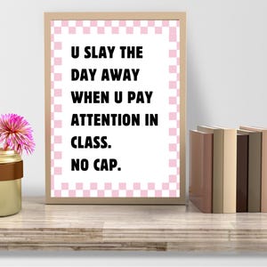 Sarcastic Funny Classroom Posters, Middle School Teacher Posters, High ...