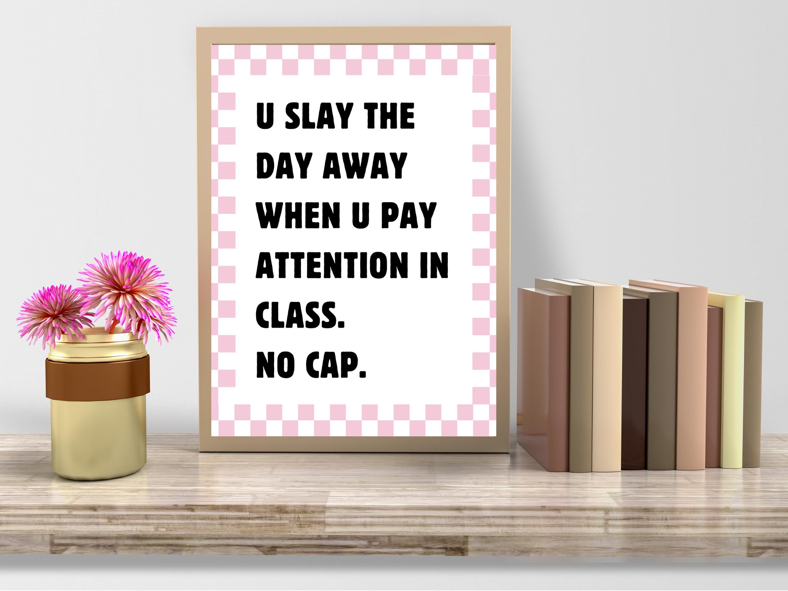 Sarcastic Funny Classroom Posters, Middle School Teacher Posters, High ...