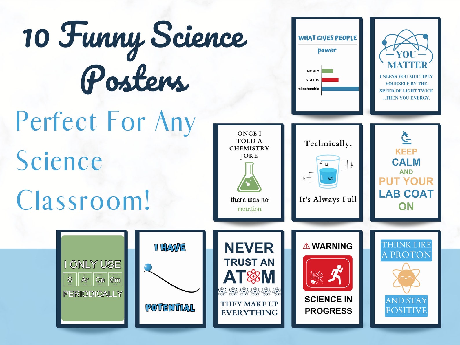 Funny Science Classroom Decor | Funny Science Posters | Science ...