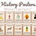 History Classroom Decor, Set of 10 History Posters, History Facts ...