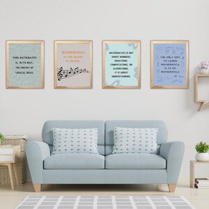 Mathematics Posters, Math Quotes Poster, Math Class Decor, Math ...