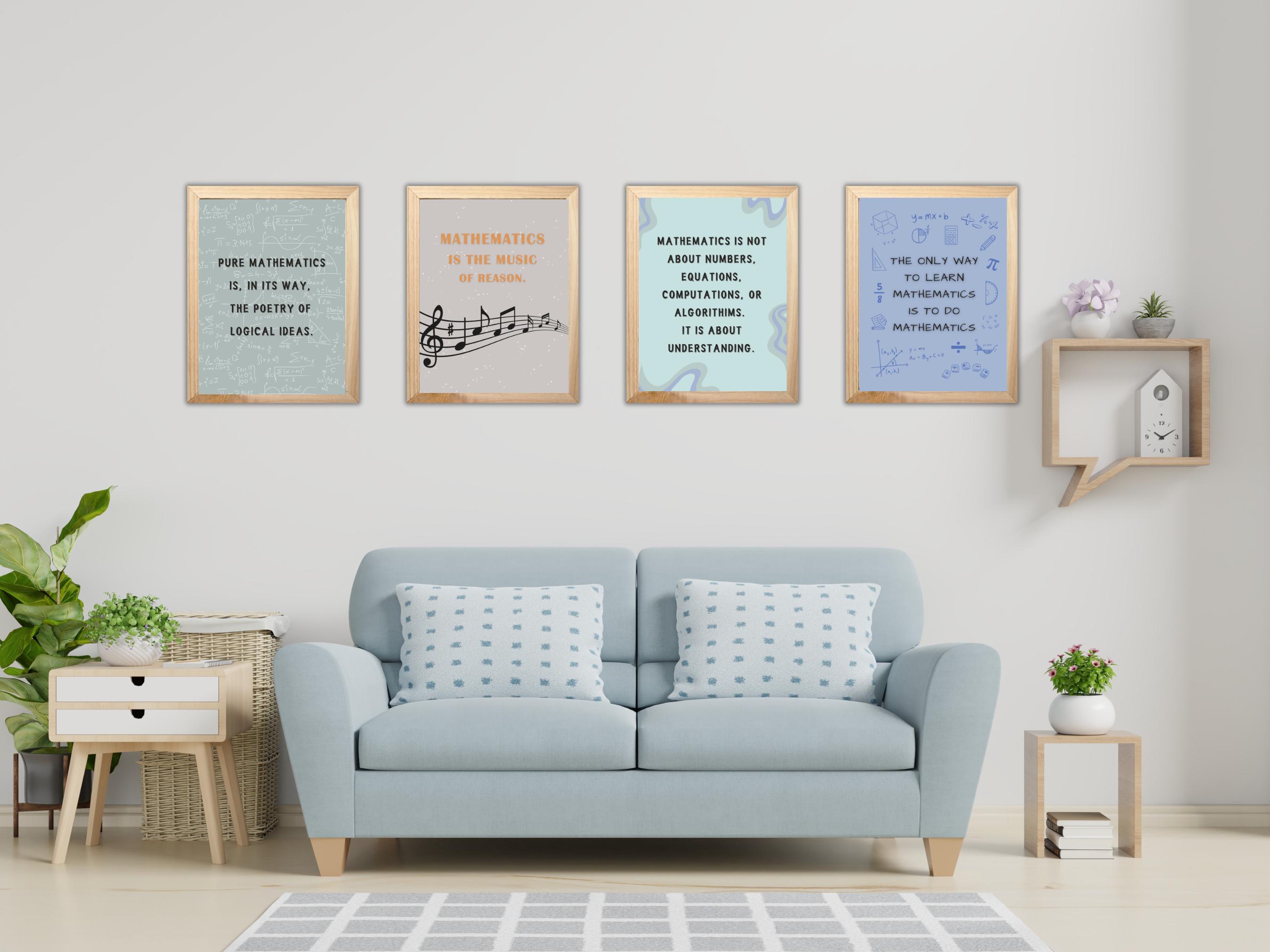 Mathematics Posters, Math Quotes Poster, Math Class Decor, Math ...