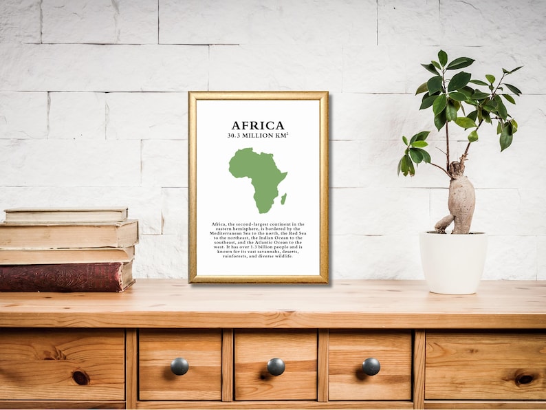 7 Continents Printable Posters, Geography Posters, Geography Classroom ...