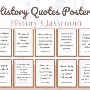 History Classroom Decor, History Quotes, Famous History Quotes, Social ...