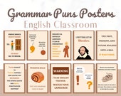 10 Funny English Classroom Posters Printable Grammar - Etsy Canada