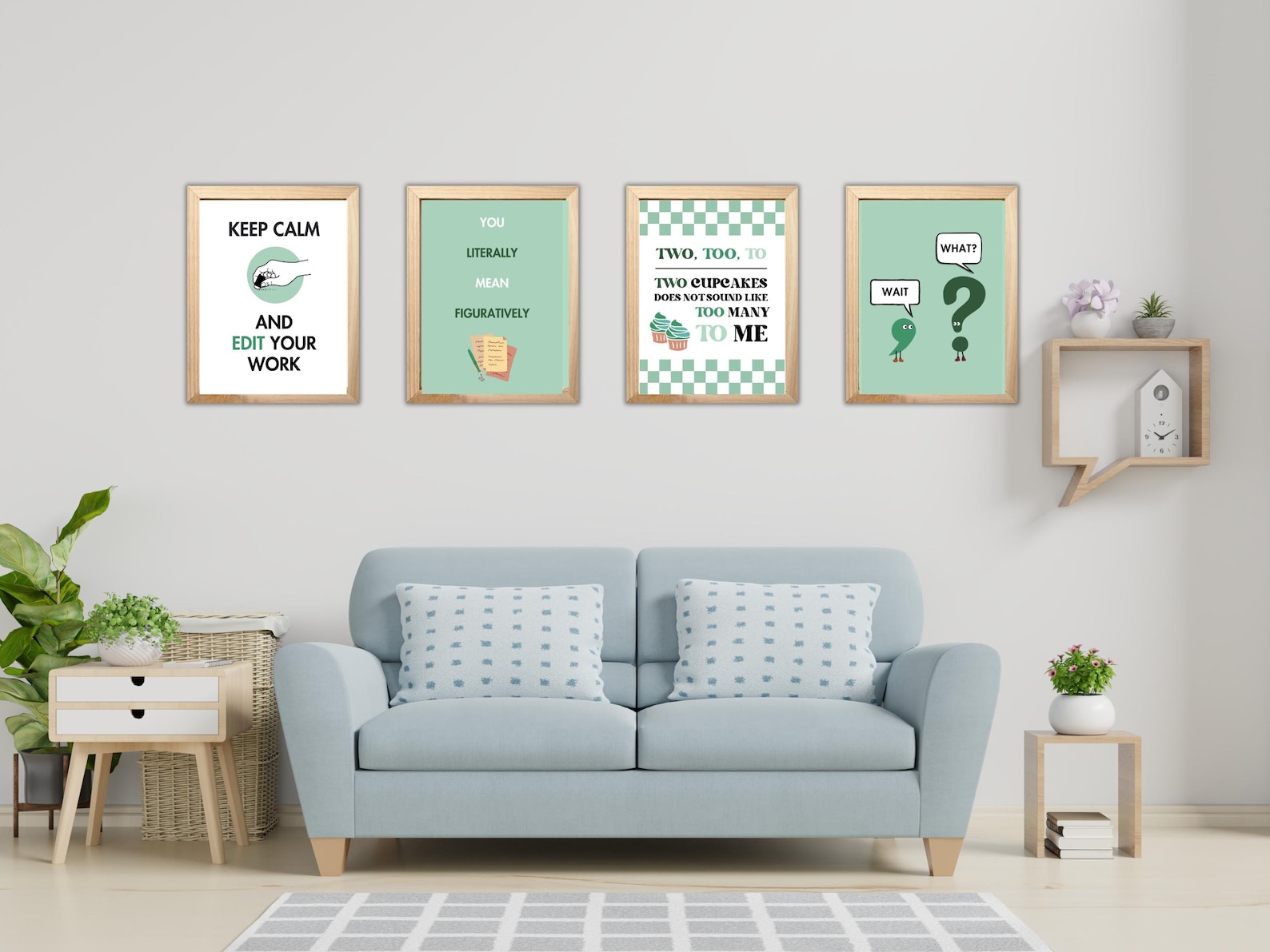 10 Funny English Classroom Posters Printable, Grammar Punctuation ...