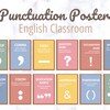 Punctuation English Classroom Posters Set of 12, Boho Classroom Decor ...