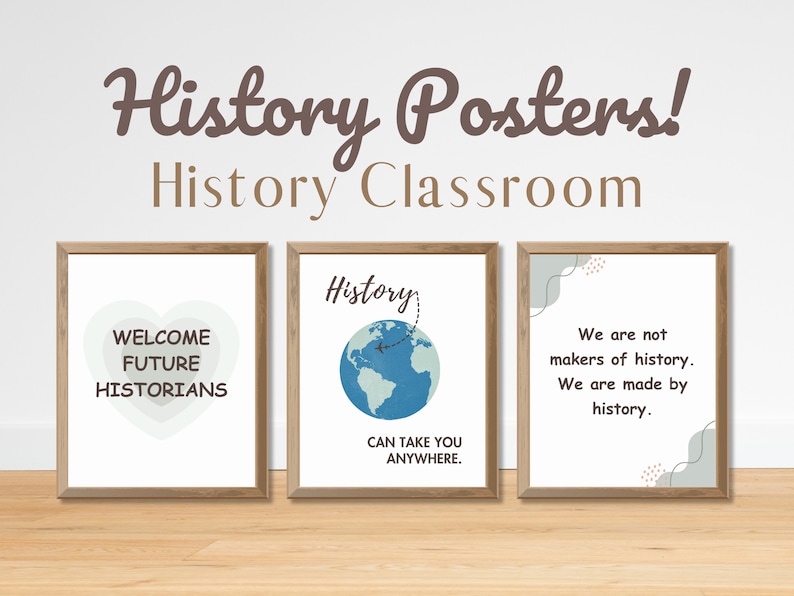 History Classroom Decor, History Posters, Social Studies Classroom ...