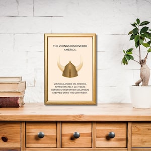 History Classroom Decor, Set of 10 History Posters, History Facts ...