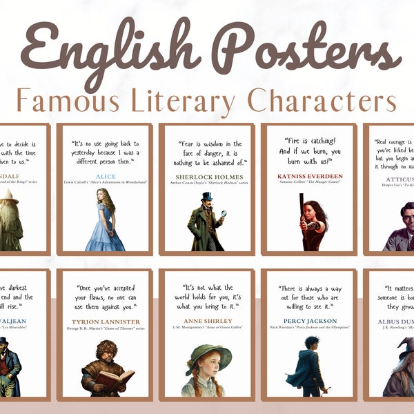 Literature Posters - Etsy