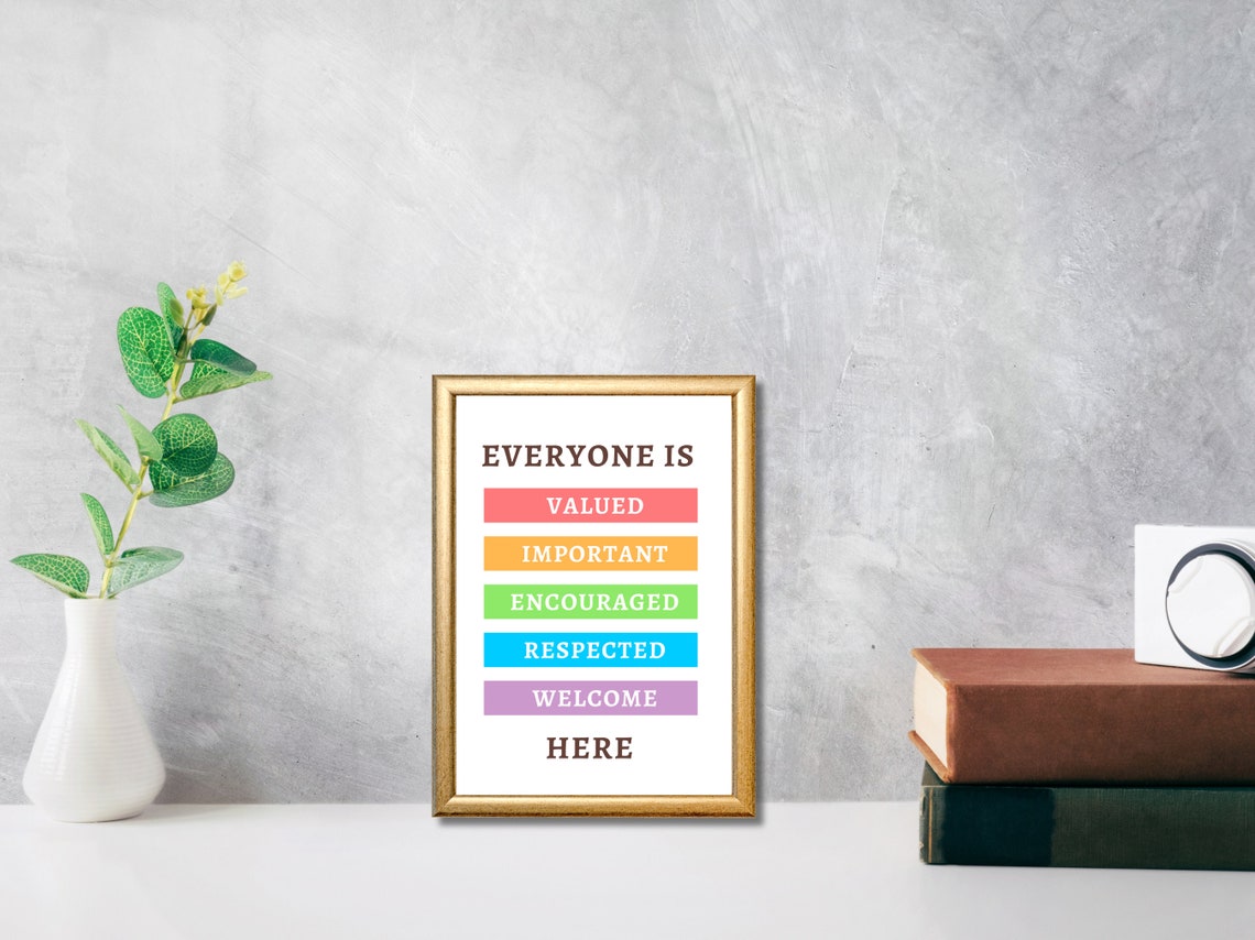 Inclusive Posters, Pride Month Printable Posters, LGBTQ Poster Decor ...