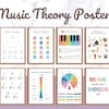 Music Classroom | Music Notes Poster | Music Education | Music Theory ...