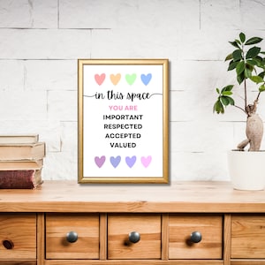 Inclusive Posters, Pride Month Printable Posters, LGBTQ Poster Decor ...