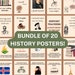 History Classroom Decor, 20 Funny History Posters, Social Studies ...