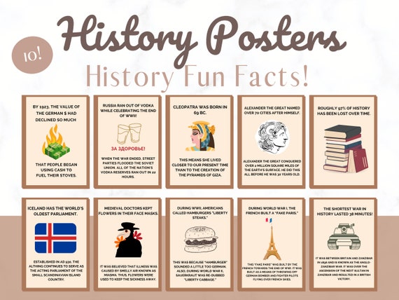 World History Classroom Posters