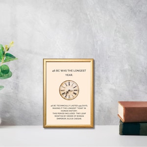 History Classroom Decor, Set of 10 History Posters, History Facts ...