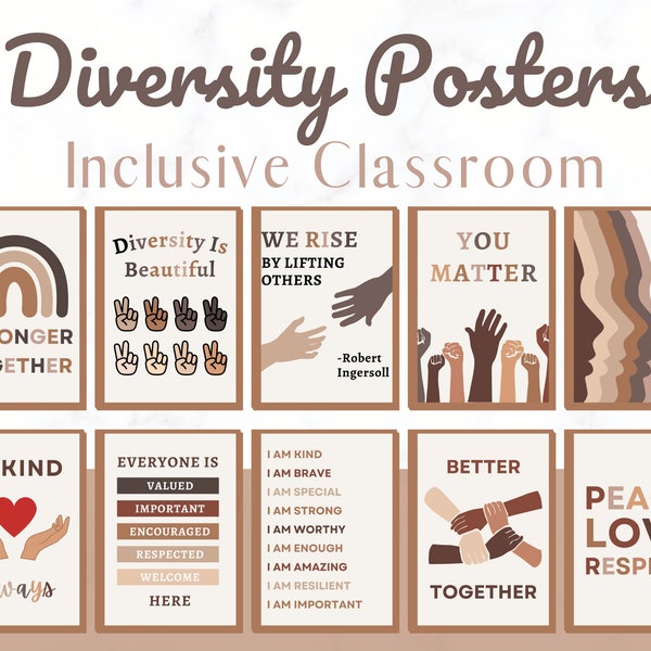 Diversity Poster - Etsy