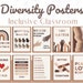 Diversity and Inclusion Digital Posters | School Counselor Office Decor ...