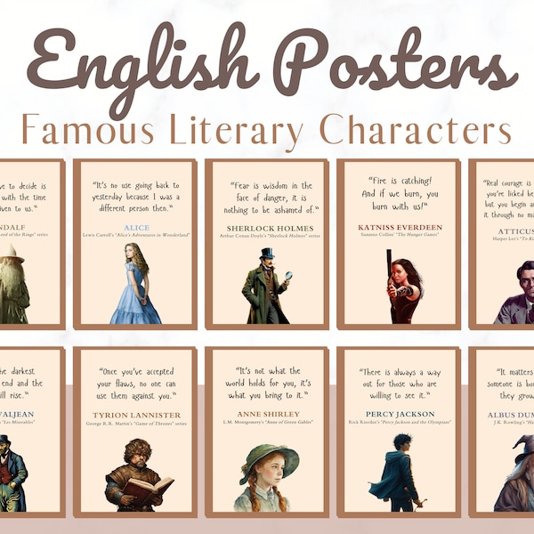 Literature Posters - Etsy