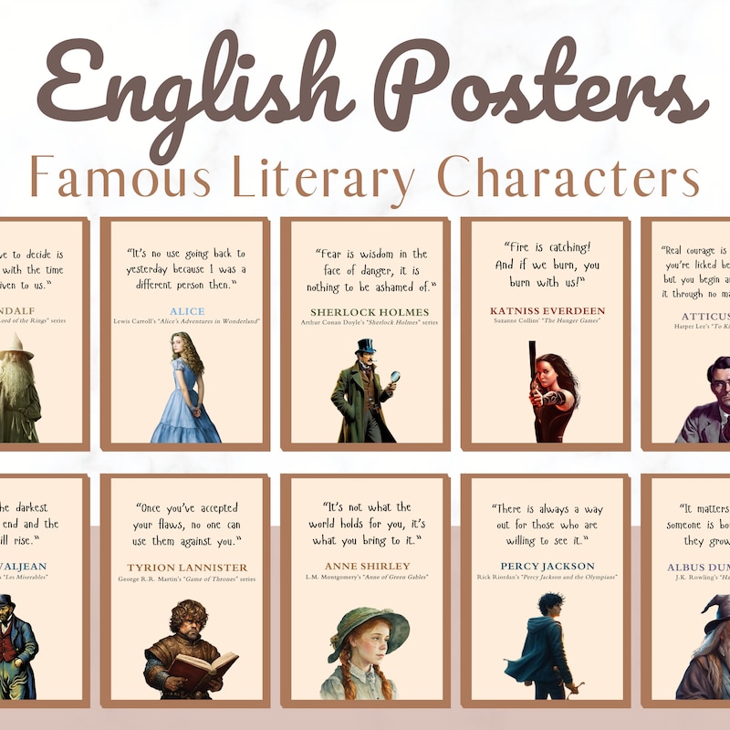 Literature Poster - Etsy