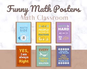 Funny Math Posters, Math Class Decor, Math Teacher, Math Classroom ...