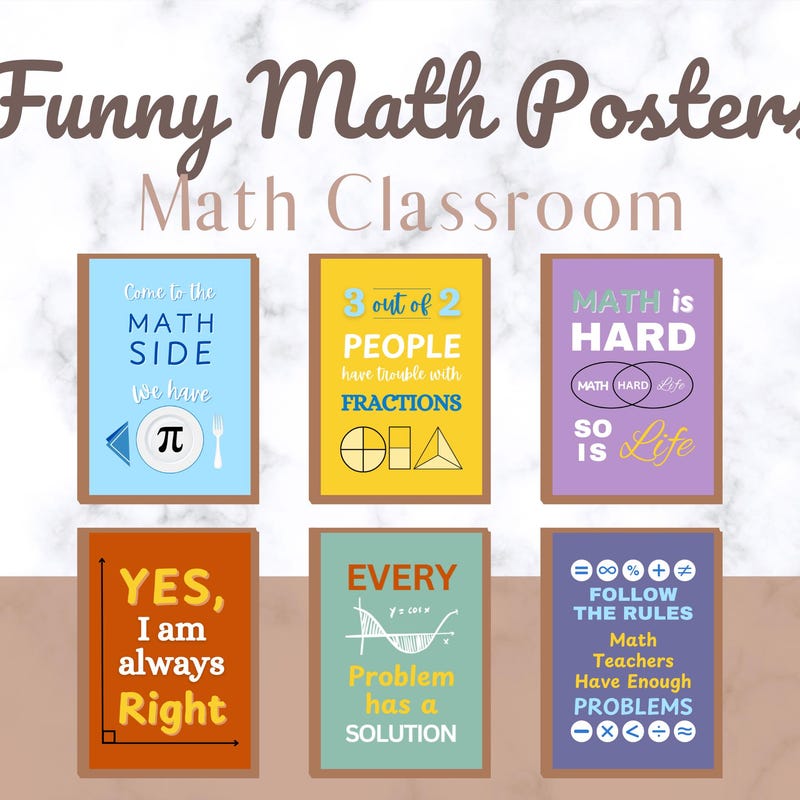 Math Posters - Etsy