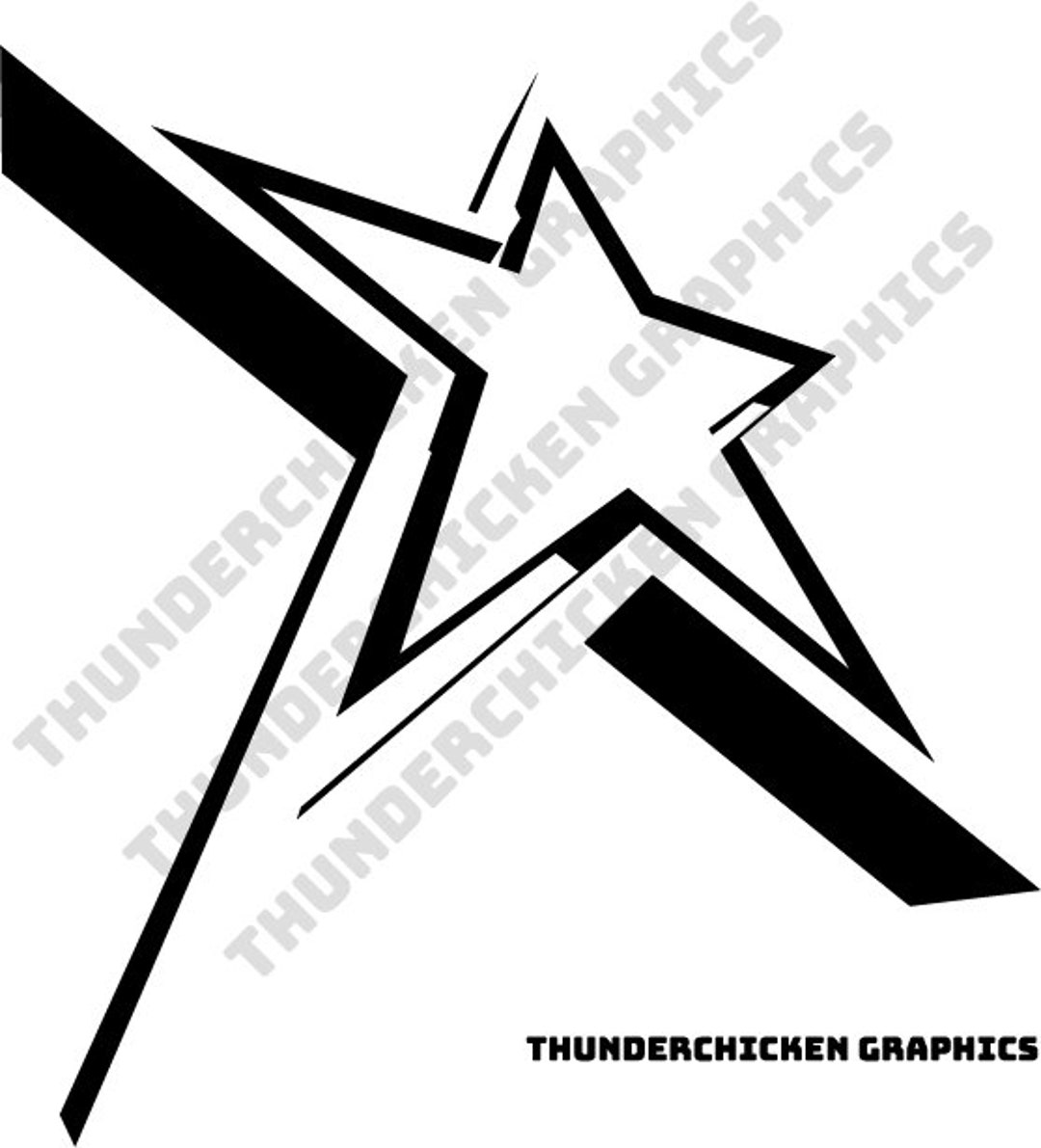 Dimensional Star in .SVG and .EPS Format Prepped for Vinyl Cutting - Etsy