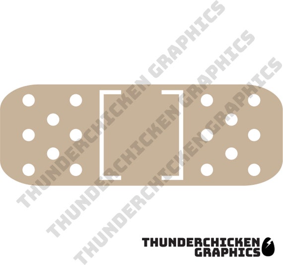 Bandaid Graphic in .SVG and .EPS Format Prepped for Vinyl or - Etsy