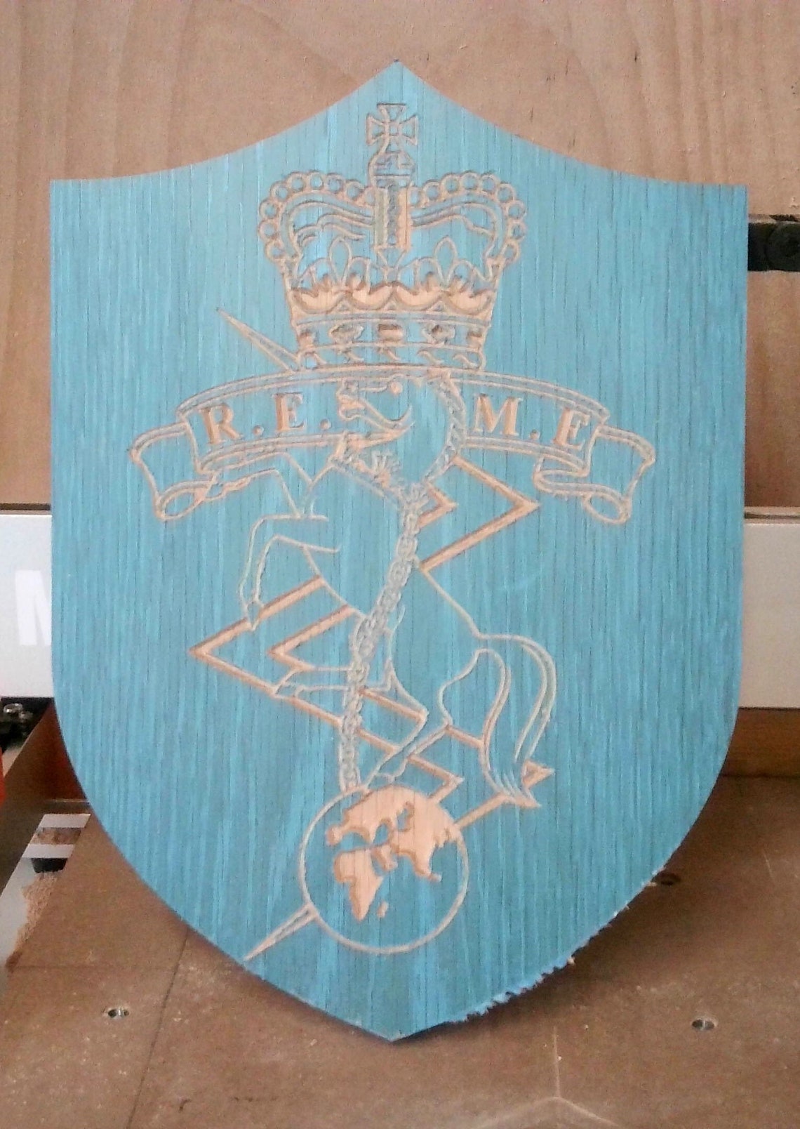 Cnc REME Reg Cap Badge SVG File - Etsy