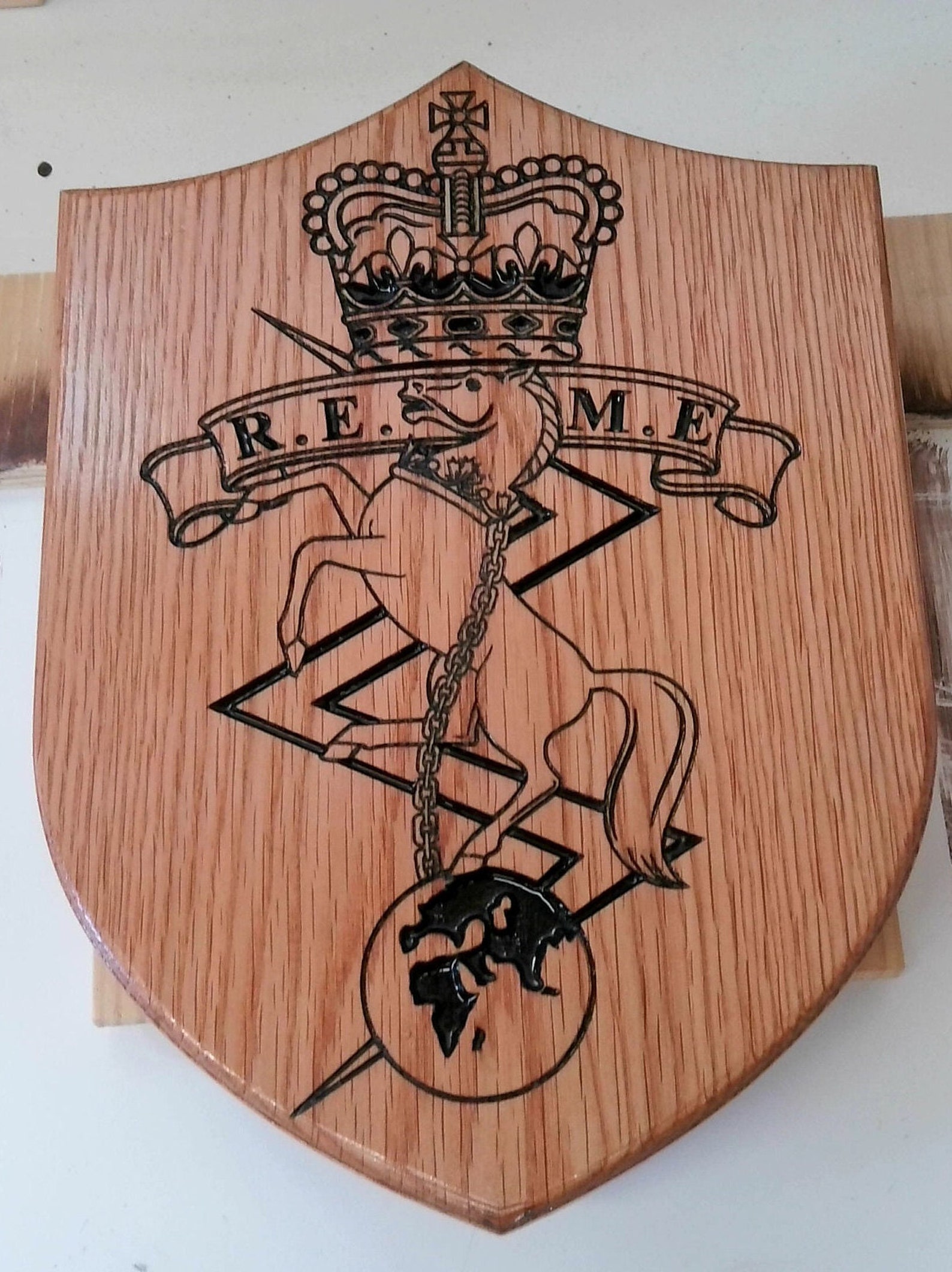 Cnc REME Reg Cap Badge SVG File - Etsy