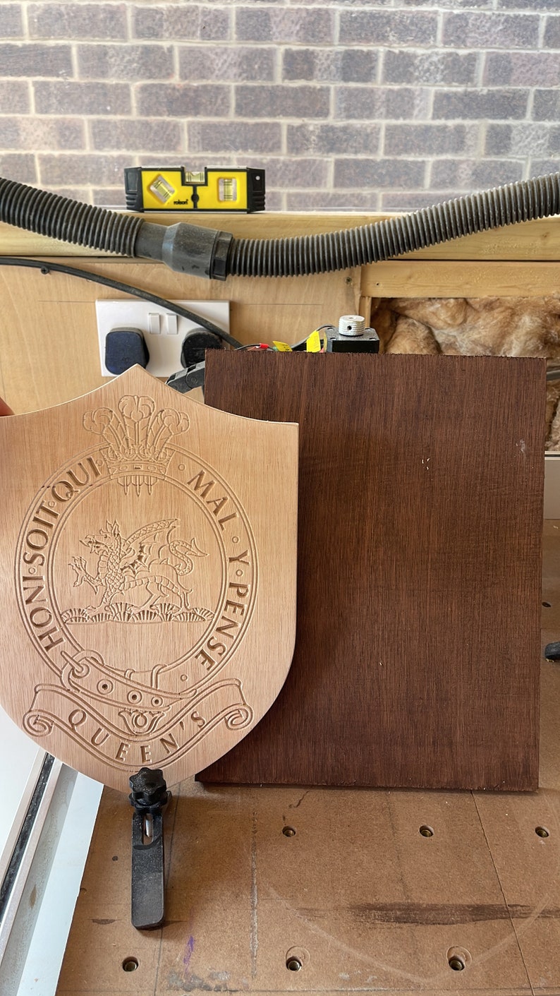 Cnc Queens Reg Cap Badge SVG File - Etsy UK