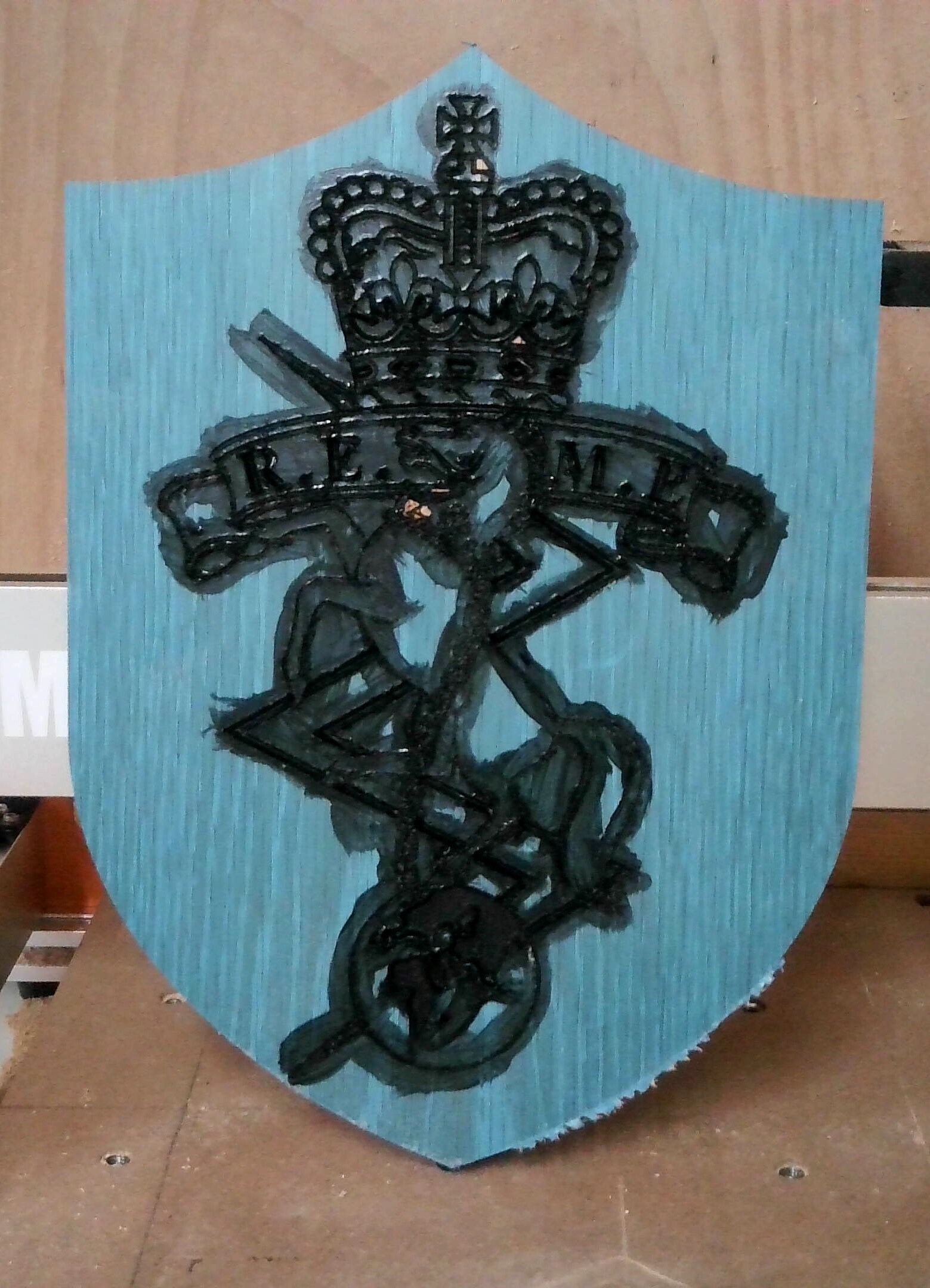 Cnc REME Reg Cap Badge SVG File - Etsy UK