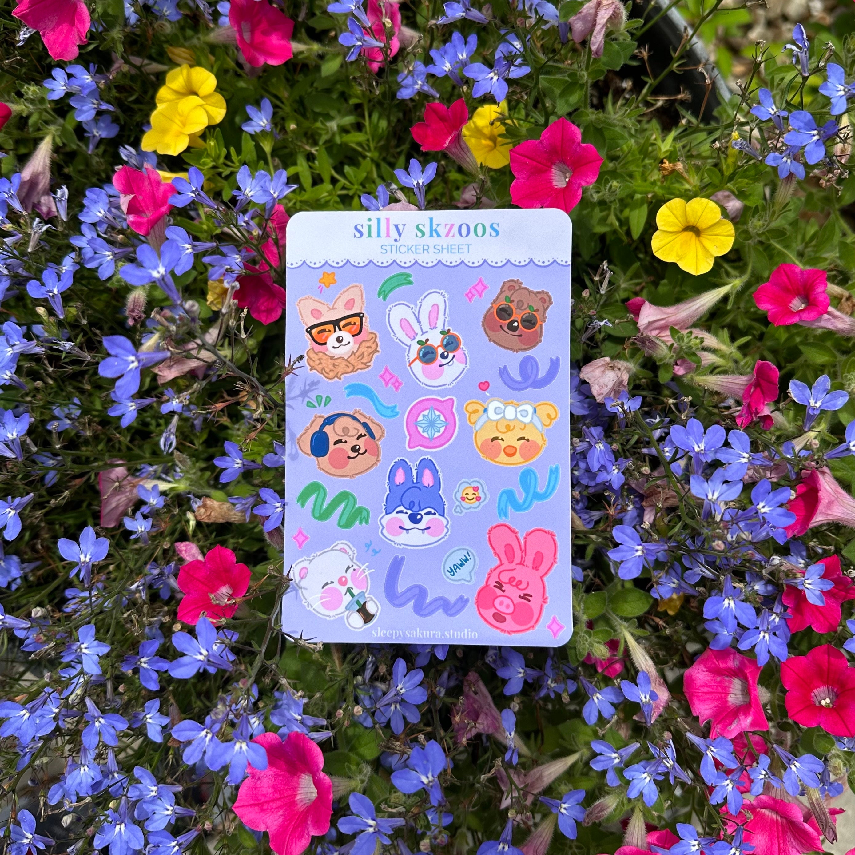 Stray Kids silly Skzoos Sticker Sheet K-pop Deco Journaling Stickers ...